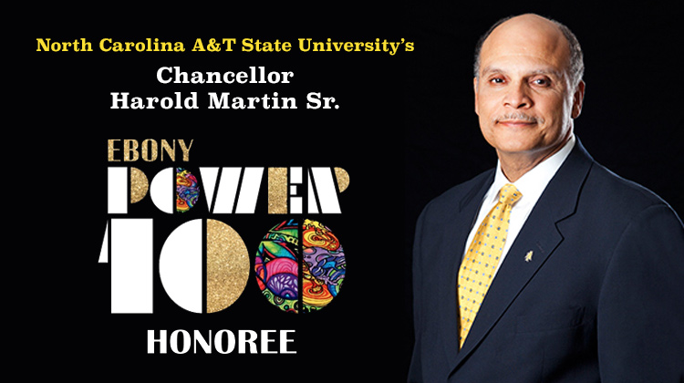 Ebony Power 100: NCAT Chancellor Martin Makes the List